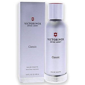 Swiss Army Classic Men Eau De Toilette Spray, Iconic Collection, 3.4 Ounce
