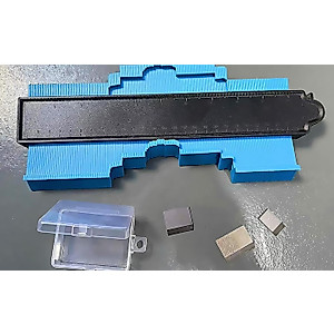 MantisTol 13" Pro Vinyl floor cutter with 13" HSS Replacement Blade; 3 pcs slotting blades (0.5inch, 1inch, 1.3inch) and 10 inch Contour Gauge