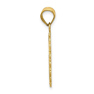 14K Yellow Gold Aries Zodiac Necklace Ram Horoscope Pendant March April Birthday Charm Astrology Jewelry (Ram) Only