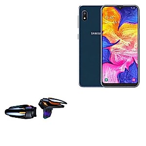BoxWave Gaming Gear Compatible with Samsung Galaxy A11 - Touchscreen QuickTrigger Auto, Trigger Buttons Autofire Gaming Mobile FPS - Jet Black