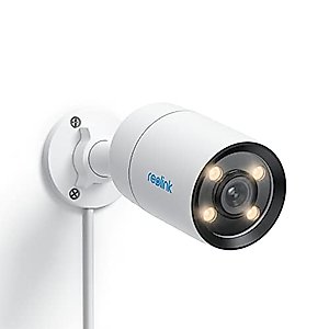 REOLINK CX410 2K PoE Security Camera Outdoor with F1.0 Aperture, True Color Night Vision, 1/1.8" Image Sensor, Adjustable Warm Light, Human/Vehicle/Pet Detection, Built-in Siren, 2-Way Talk