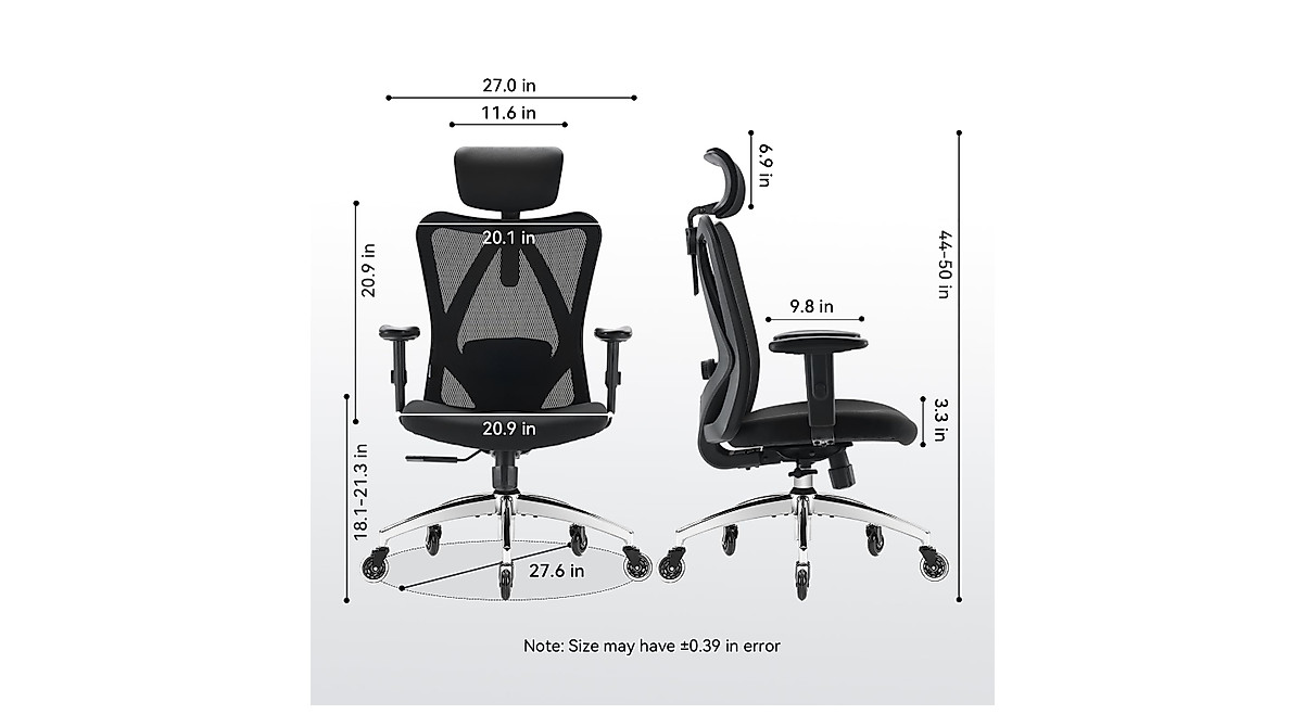 XUER Ergonomic Office Chair for Maximum Comfort