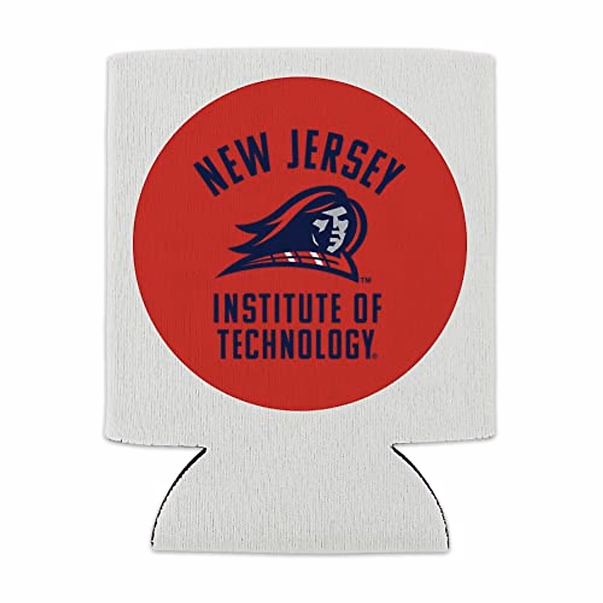 New Jersey Institute of Technology Highlanders Logo Can Cooler - Drink Sleeve Hugger Collapsible Insulator - Beverage Insulated Holder