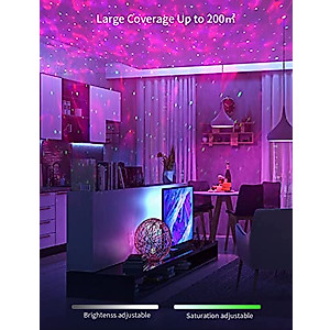 Galaxy Projector Star Projector with Remote/Smart APP Control&Voice Control&Music Speaker&Timer,Starry Sky Night Light Projector for Kids Adults Bedroom/Party/Valentine's Day/Holiday Decoration