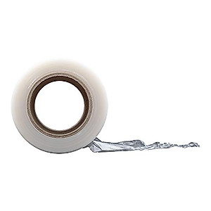 Brock Industrial Strength Stretch Wrap Film - 5 Inch x 333 Yard 13cm x 305m – 80 Gauge – Clear – Includes 1 Handle - 12 Rolls/Case