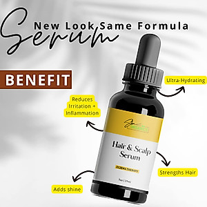 Shea Organics Soothing Scalp Oil | Scalp Care| Dandruff & Itchy Scalp Serum | Helps with Dry Scalp & Baby Scalp Eczema | 1oz | With Oat Oil, Vitamin E, Honey, Tea Tree, and Colloidal Oatmeal