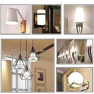 Lxcom Lighting G60 LED Light Bulb 3W Globe Bulbs 25W Incandescent Bulb Equivalent E26/E27 Base Daylight White 6000K 300LM LED Small Vanity Light for Makeup Mirror Home Lighting, 6 Pack