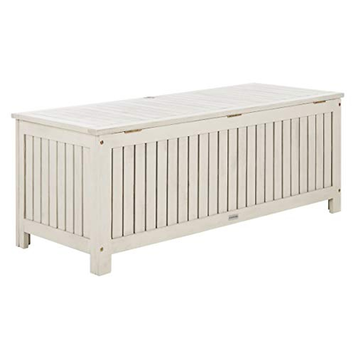 Safavieh PAT7037C Outdoor Abri White Storage Cushion Box