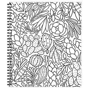 Large Print Easy Color & Frame - Stress Free (Adult Coloring Book)