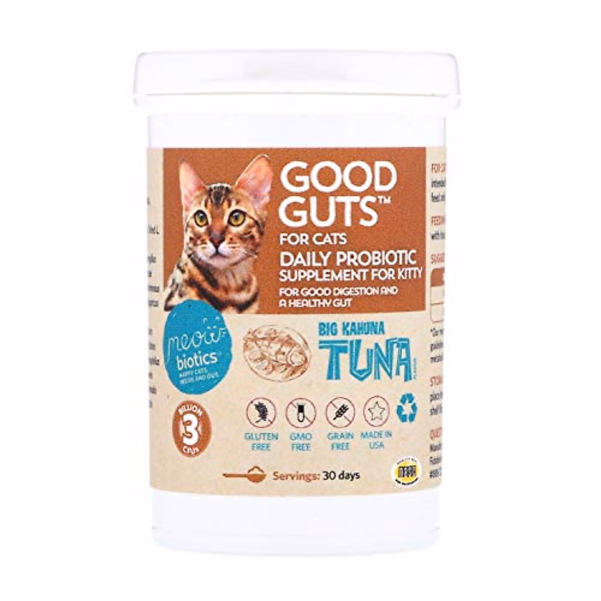 Meowbiotics, Good Guts for Cats, 1 Count