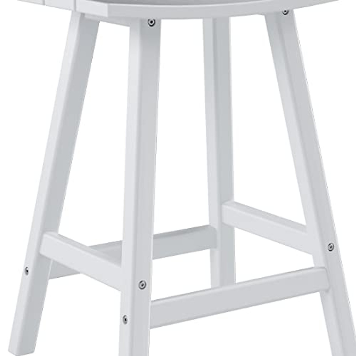 WestinTrends Malibu 24 Inch Outdoor Bar Stools, All Weather Resistant Poly Lumber Adirondack Counter Height Stools, Pacific Blue