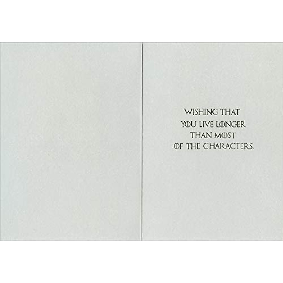 Designer Greetings Throne of Swords Funny/Humorous Birthday Card