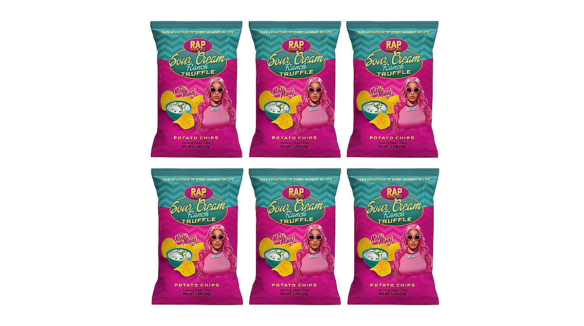 Rap Snacks Nicki Minaj Sour Cream Ranch Chips - 6 Pack