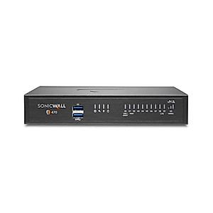 Sonicwall TZ470 Secure Upgrade Plus - 3YR Essential Edition (02-SSC-6797) | TZ470 Network Security Appliance with 3 Year Essential Protection Service Suite | Next-Generation Firewall
