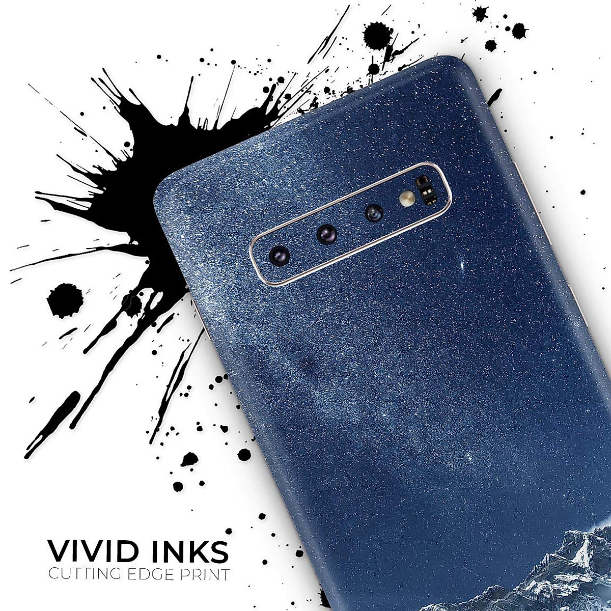 DesignSkinz Starry Mountaintop Protective Vinyl Decal Wrap Skin Cover Compatible with The Samsung Galaxy S20 (Screen Trim & Back Glass Skin)