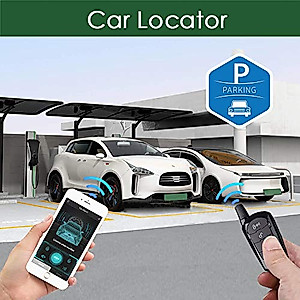 Old Car Upgrade Keyless Entry Close Windows Open Trunk Automatically, 3 Ways Lock/Unlock The Car- Shaking Phone/App Control/Phone Sensor