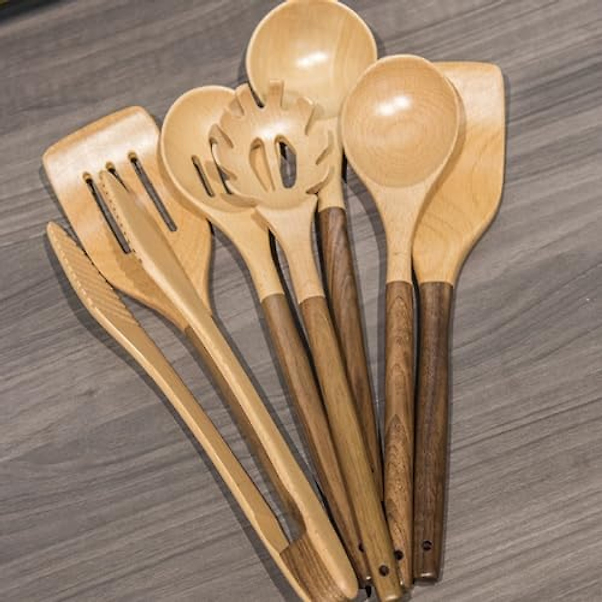 TAOBAO Kitchen Utensils Set, For Non-stick Pan Kitchen Tool Ladle And Wok Spatulas