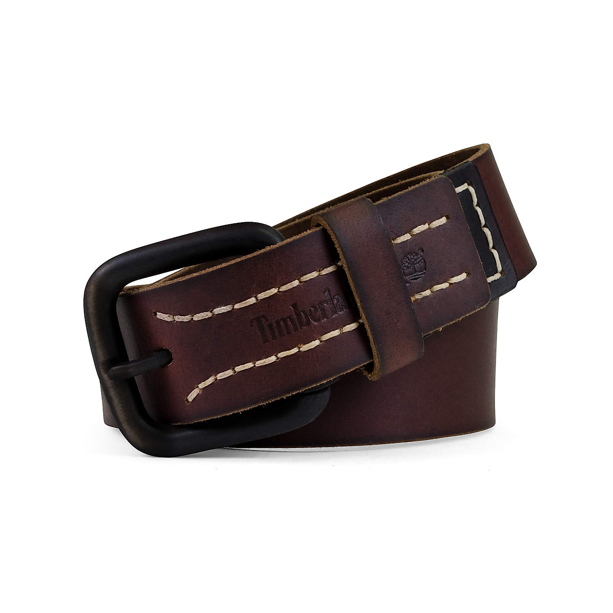 Timberland PRO Men's 40mm Workwear Work Leather Belt, Acorn/Double Stitch, 38