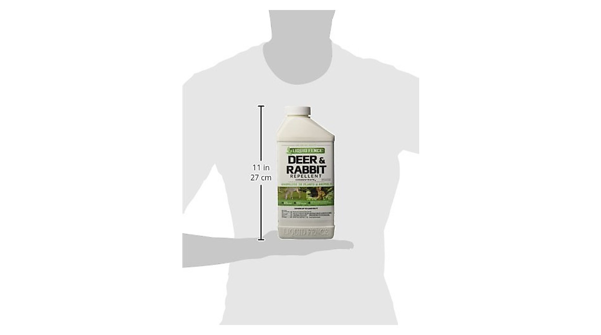 Liquid Fence Deer & Rabbit Repellent Concentrate - Long-Lasting Garden ...