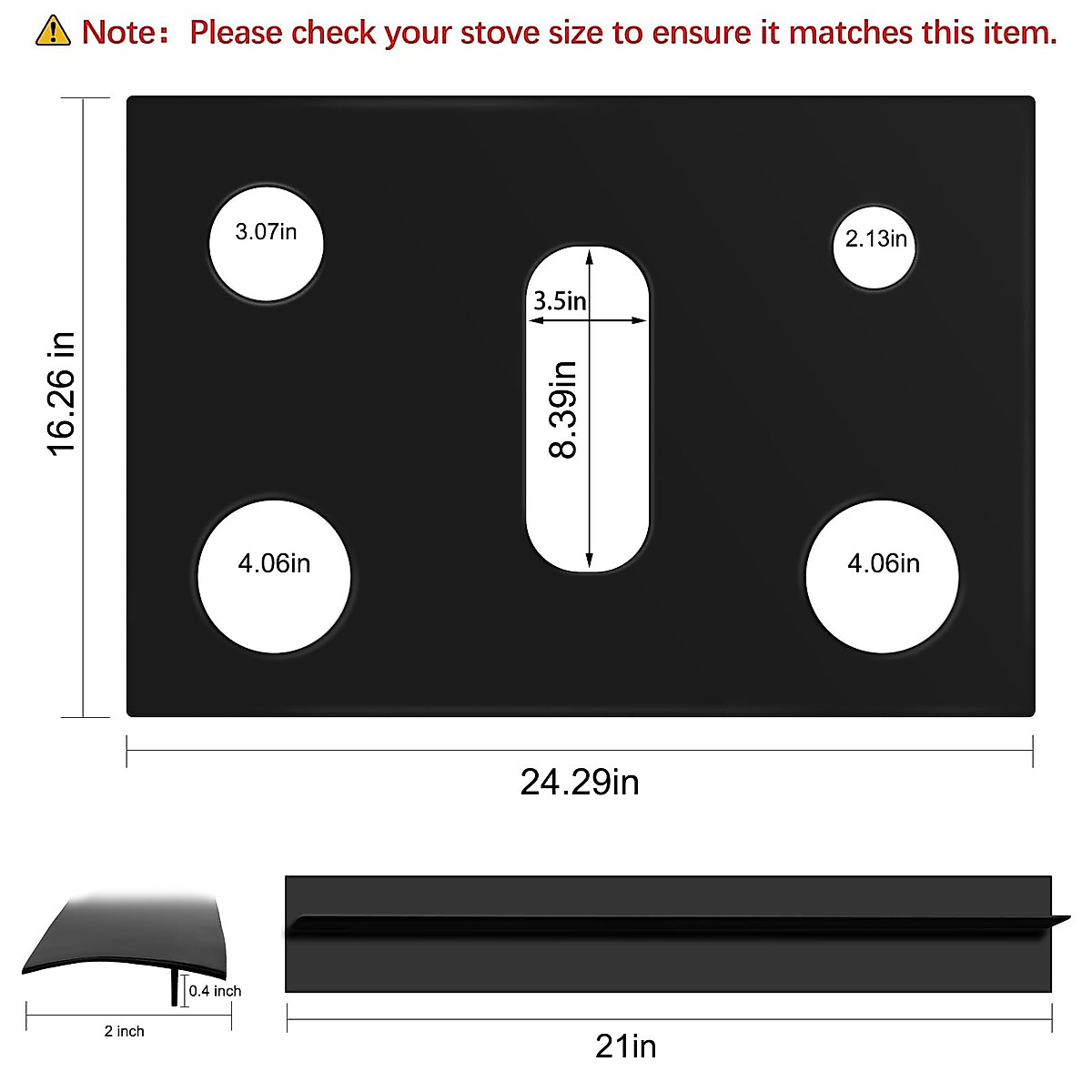Stove Cover Gas Stove Top Burner Covers Protectors for Samsung Gas Range Stove Mat Protector Reusable,Oven Liners Mat Gas Range Protectors Covers,Non-Stick Washable Keep Stove Clean Stove Guard