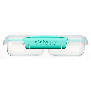 Sistema 11.8 Ounce Small Split Storage Container (Colors may vary)