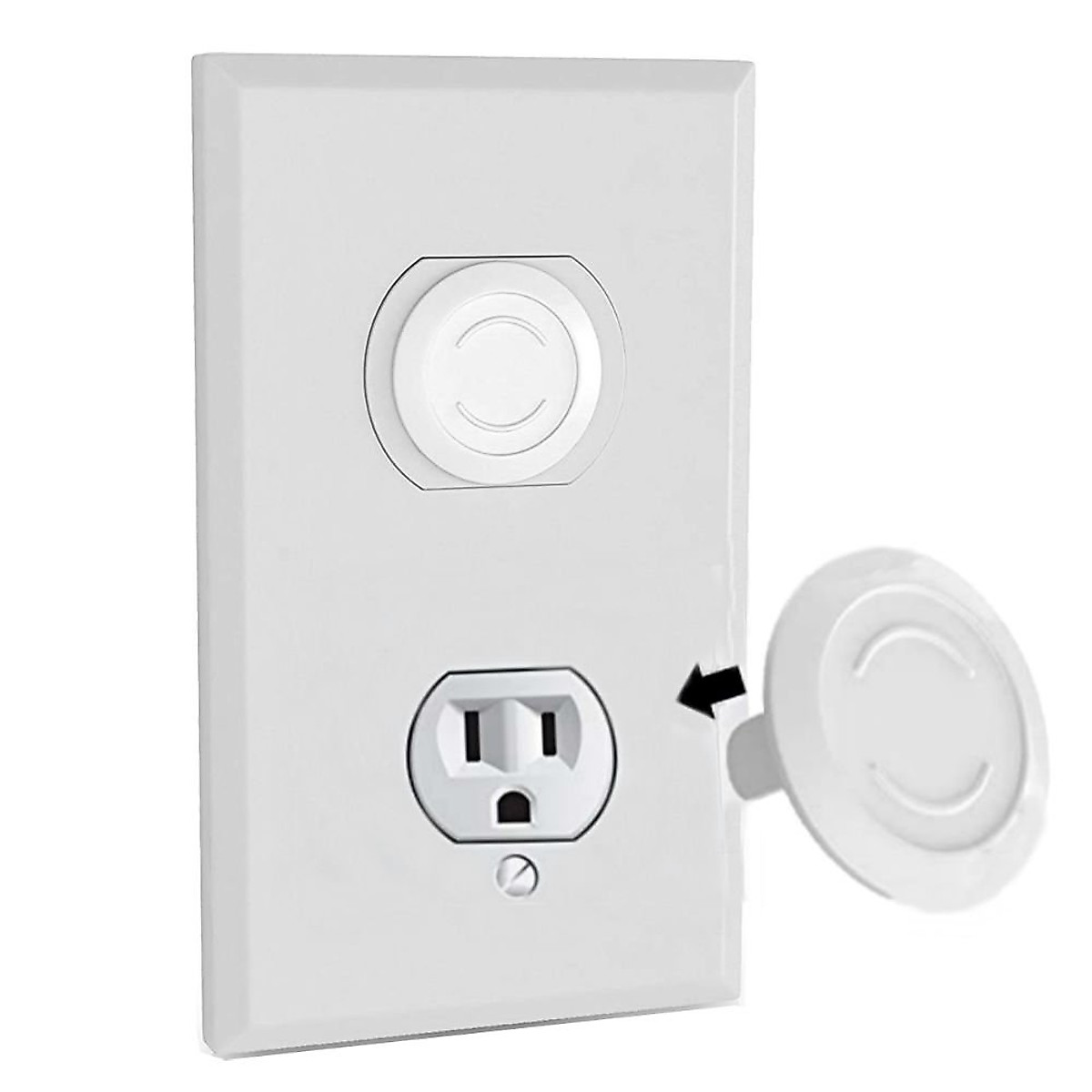 AKOAK 20 Count Outlet Plug Covers,Child Proof Safety Electrical Plugs Protector