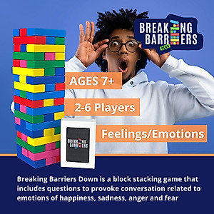 Breaking Barriers Down - Social Skills Games and Therapy Games, A Feelings Game for Kids That Develops Emotion Regulation and Explores Anger, Sadness, Fear and Joy
