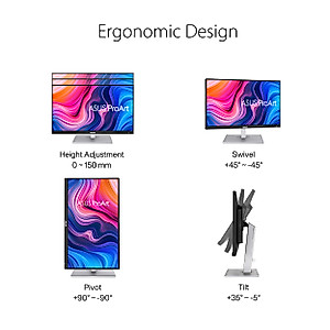 ASUS ProArt Display 27 inches 4K HDR Monitor (PA279CV) (Renewed)