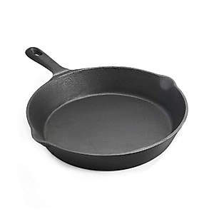 ExcelSteel 10" Cast Iron Skillet,Black,545