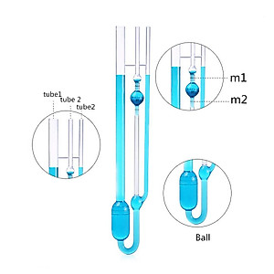 1835 Ubbelohde Viscometer Glass Capillary Viscosity Meter (0.3-0.4mm)