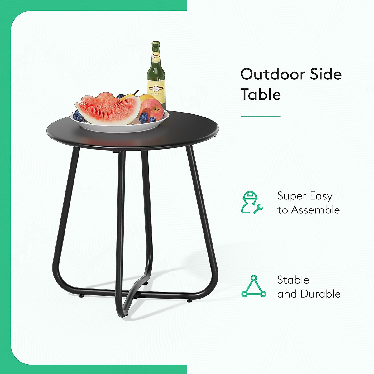 JEAREY Egg Chair with Side Table, Oversized Outdoor Indoor Lounger with 350lbs Capacity Wicker Egg Chair with Stand Cushion, Egg Basket Chair Set for Patio, Porch, Bedroom(Grey)…