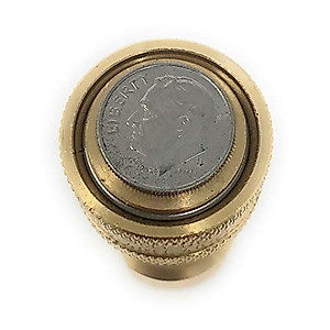 3/8 Inch Natural Gas Quick Connector Brass Propane Adapter Fittings for LP Gas Propane Hose Quick Disconnect [2660] Solid Brass 1/2 PSIG Pressure 50 000 BTU Hour Capacity Input 3/8 Insert