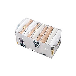 HEYBEC wardrobe storage organizers, Foldable Storage Box, Fabric Wardrobe Storage Organizer, Large Dresser Drawer Organizer, Wardrobe Clothes Organizer for Shirts, Ties, Socks, Bras, Underwear