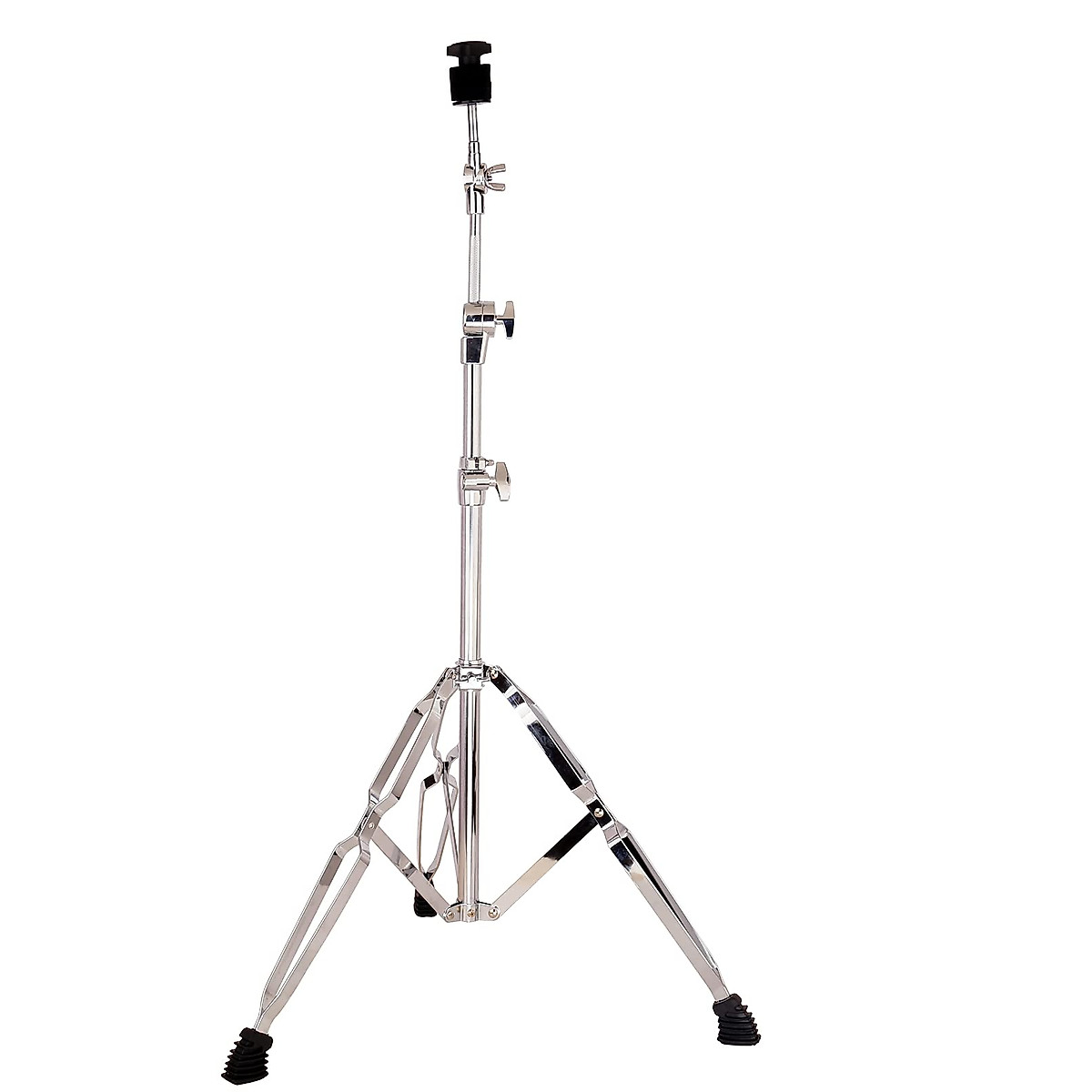 Yeasoul Cymbal Stand, Adjust high Boom and Straight Combo,Double Braced Legs with Rubber Feet fits 8、10、12、14、16、18、20 inch cymbals