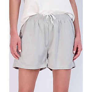 4 Pack: Womens Ladies Mesh Active Athletic Walking Training Quick Dry Fit Sweat Shorts Tennis Women Casual Workout 4" Inseam Summer Lounge Basketball Yoga Jersey Gym Running Comfortable- Set 1, M