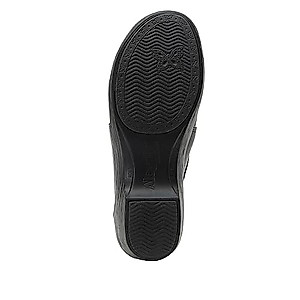 Alegria Women Symone Coal Leather Ankle Wedge Heel Boots 8-8.5 M US