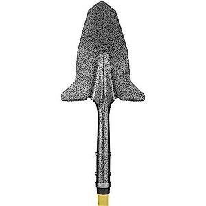 Spear Head Spade Gardening Shovel with Steel Reinforced Fiberglass Handle, Cushioned D-Grip and Sharp Hardened Steel Blade, Award Winning Spade, Model SHFD3 Teal