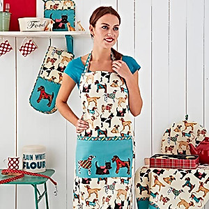 Ulster Weavers Hound Dog Cotton Apron - With Cute Dog Animal Print Design - For Kitchen and Barbecue - Cooking Gifts for Bakers & Chefs - Homeware & Kitchenware Range