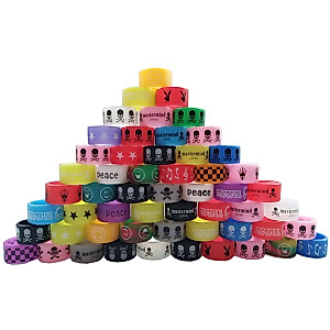 Silicone Bands - CENGLORY 10 Pieces Silicone Anti Skid Rings Rubber Bands -18mm Silicone Bands