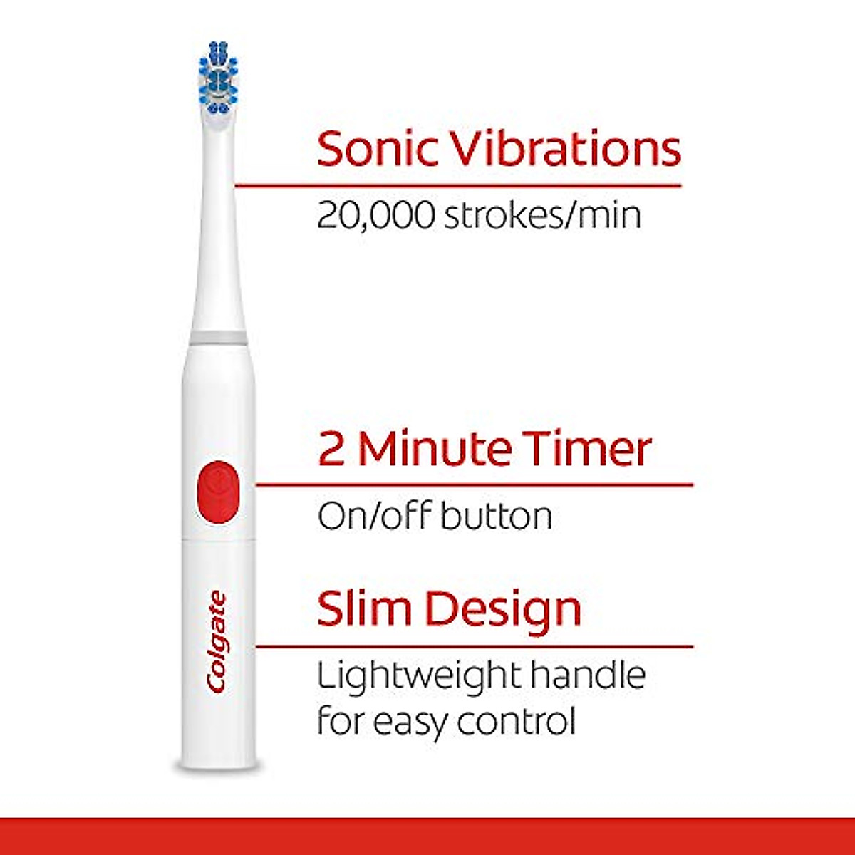 Colgate 360 Advanced Whitening Electric Toothbrush Replacement Head, 2 Count