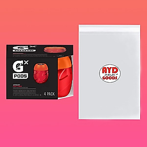 Gatorade Gx Pods, Fruit Punch, 4 Counts of Gatorade Pods for Gatorade Gx Water Bottle, Makes 30 Fl. Oz.