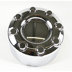 One New Chrome Rear DRW Wheel Center cap for 2005-2017 Ford F350 Dually Pickup Truck
