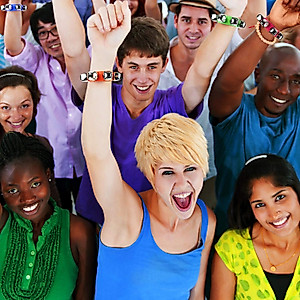 YoleShy Jingle Bells Ankle Band, Wrist Bells Band Instrument - Percussion Musical Rhythm Toys (6/10/14 Colors) (20 PCS - 10 Color)