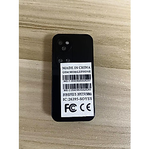 Hipipooo Super Small Mini Smartphone 3G Network 2.5 Inch Mini Phone 1GB+8GB Quad Core Dual SIM Android The World's Smallest Unlocked Kids 3D Glass Pocket Cellphone (Black)