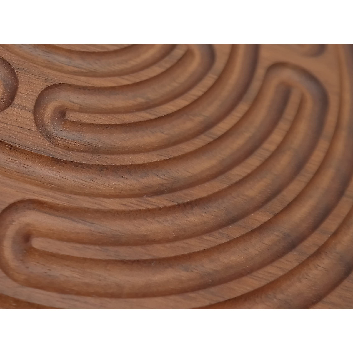 Chartres Labyrinth, Wooden Finger Labyrinth, Finger Labyrinth, Finger Labyrinth Wood, Meditation Corner, Wood Labyrinth, Breathing Tool (Walnut wood)