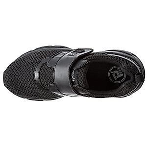 Propét Womens Stability X Strap Walking Walking Sneakers Shoes - Black - Size 8.5 3E