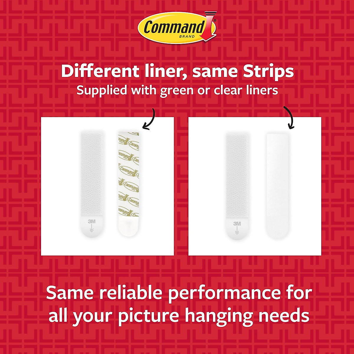 Command Small Picture Hanging Strips, Damage Free Hanging Picture Hangers, No Tools Wall Hanging Strips for Living Spaces, 18 White Adhesive Strip Pairs(36 Command Strips)