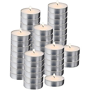 Mini Tea Light Candles Bulk Tea Candles 50 Mini Tea Lights Tiny Tea Lights White Unscented Mini Travel Candles 1 Hour Tea Lights Candle Bulk Shabbat Tea Candles for Travel Candles, Mini Candles