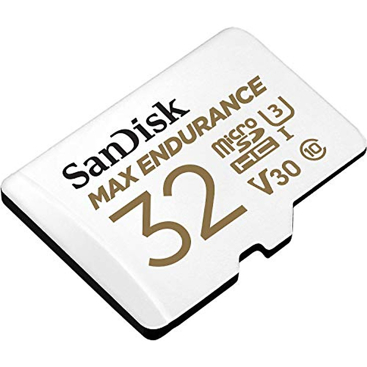 SanDisk 32GB MAX Endurance microSDHC Card with Adapter for Home Security Cameras and Dash cams - C10, U3, V30, 4K UHD, Micro SD Card - SDSQQVR-032G-GN6IA