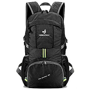 NEEKFOX Lightweight Packable Travel Hiking Backpack Daypack,35L Foldable Camping Backpack,Ultralight Outdoor Sport Backpack